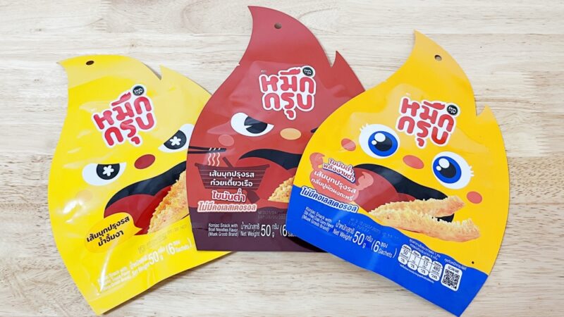 スパイシースナックMuek Groob-新しいフレーバーが登場！人気のタイお菓子食べ比べシュノーケリングアットプーケット